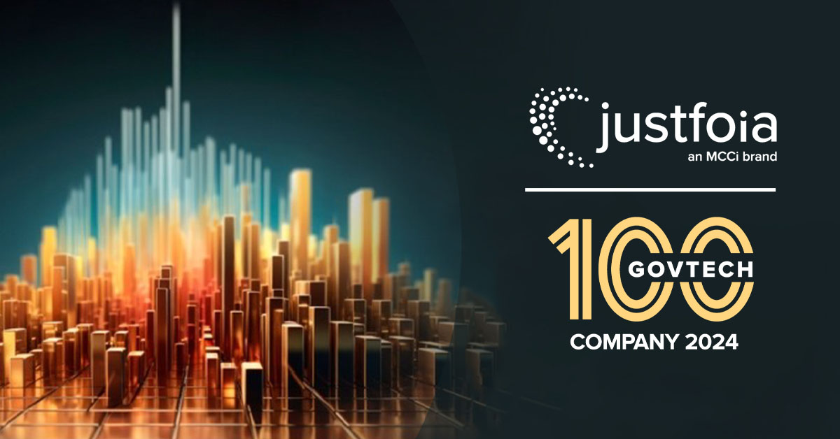 JustFOIA Named GovTech 100 Company | News